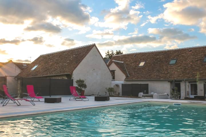 Gîte «&nbsp;Les Camélias&nbsp;» Piscine - 4 Pers. - Château de Chambord