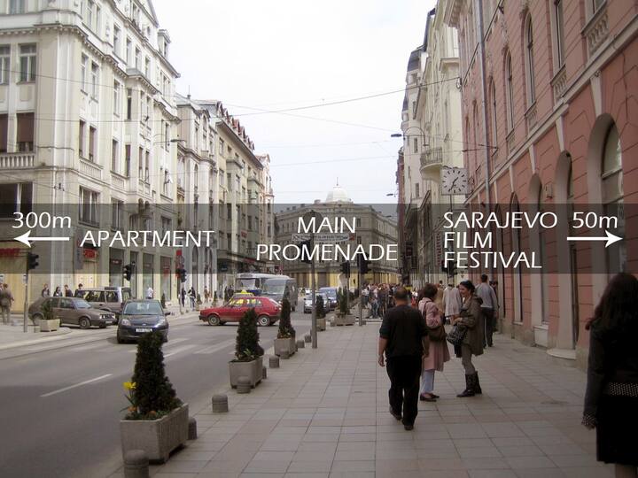Cozy Sarajevo Center Apt In Quiet Area With A/c - Sarajevo