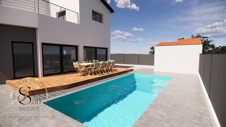 Villa 135m2 10 Min Des Plages 15 Min D'espagne - Argelès-sur-Mer