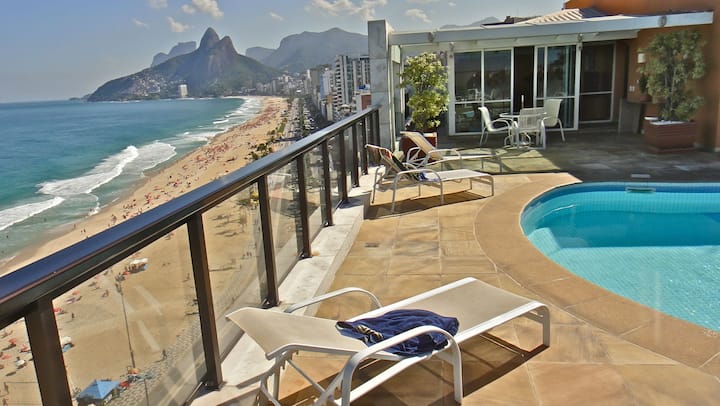 Ipanema Beachfront Luxury – Rooftop Pool & Views - Ipanema