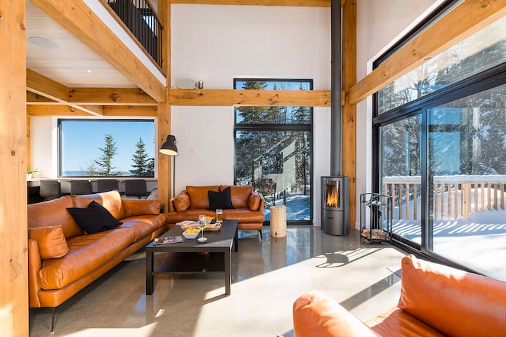 Chalet Valhalla - Vues, Spa Et Tranquillité - Le Massif de Charlevoix