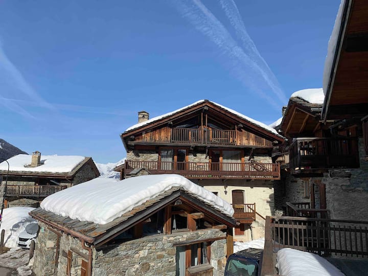 Appartement Au Pied Des Pistes Dans Chalet Ancien - Sainte-Foy-Tarentaise