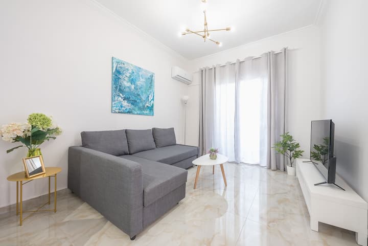 *Superhost*2 Bedroom Apt At Patisia Metro Station! - Athènes