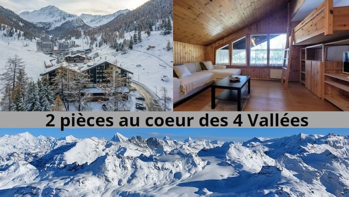 Siviez Appartement  Familial 200 Pistes De Ski - Arolla