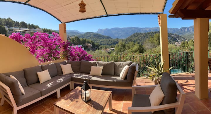 Luxury Apartment With Shared Pool On A Hill - Port de Sóller