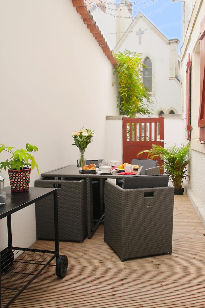 Biarritz Hyper Centre Tout A Pied Plage + Terrasse - Biarritz