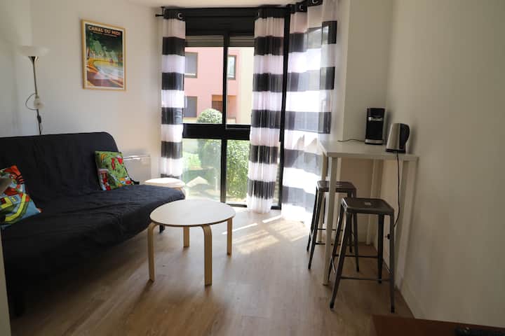 Studio Avec Parking Privé Près Du Centre Ville - Toulouse