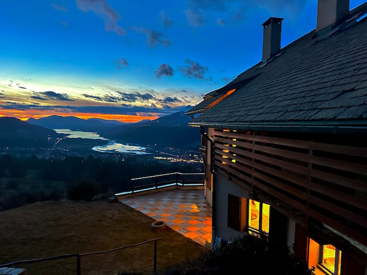 Chalet Familial Vue Lac, Sauna, Ski & Bien-être - Embrun
