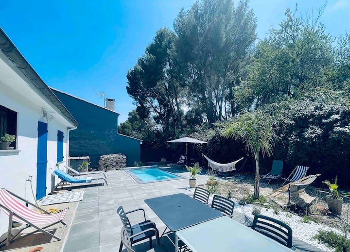 Maison Au Calme Avec Piscine. Pézenas Centre. - Pézenas
