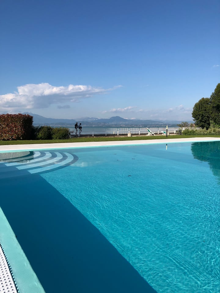 Appartamento Fronte Lago Con Piscina E Wifi - Sirmione