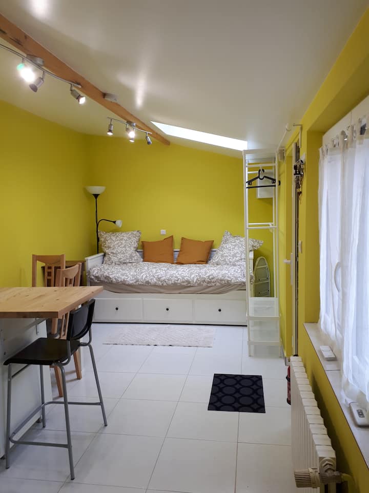 Chambre «Jaune» Bien éQuipée Et Très Calme - Antony