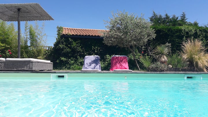 Entre Bordeaux Et L'océan, Maison Avec Piscine - Saint-Médard-en-Jalles