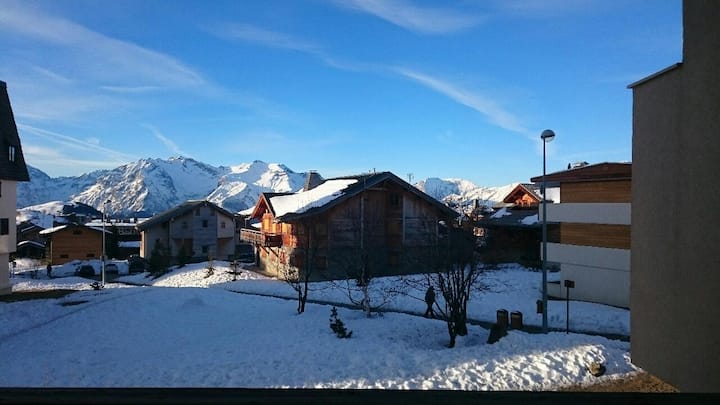 Pied Piste Haut Station Quartier Cognet - Lac Besson