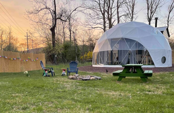 Nature & Art Off-grid Dome - Lake Warren, PA