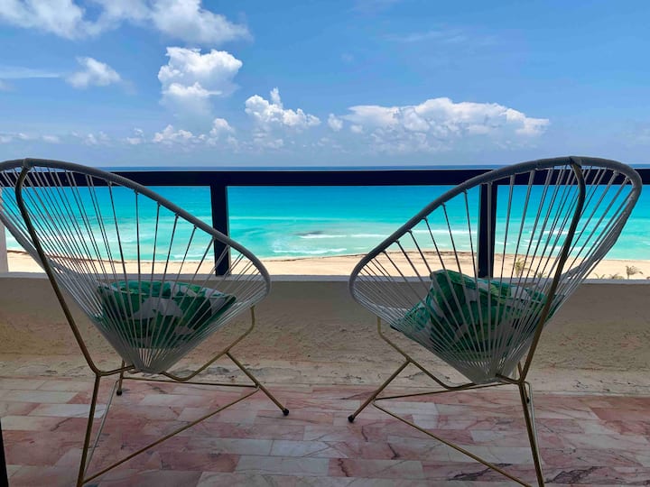Ocean View Condo At Villas Marlin - Cancún