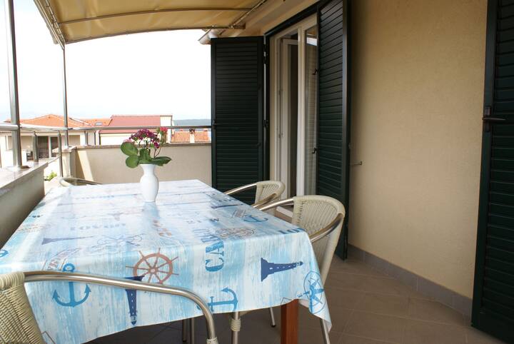 Fewo Für 4 Personen Mit Meerblick - 100 M Zum Strand - Cres