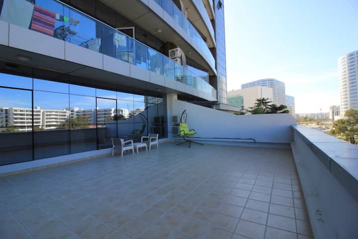 Appart Haut Standing Grande Terrasse Malabata - Tanger