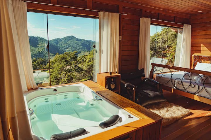 Casa Da Dinda Em Domingos Martins Com Hidro, Ofurô - Domingos Martins