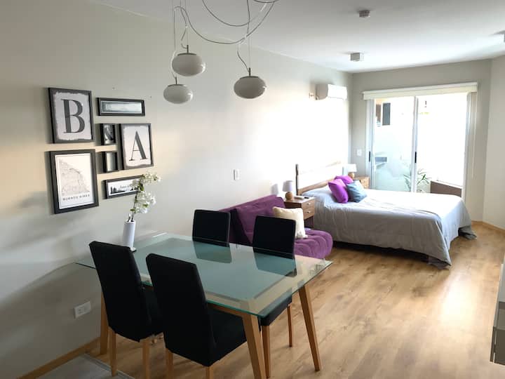 G&a - Quiet And Cozy Studio In Palermo Hollywood! - Buenos Aires