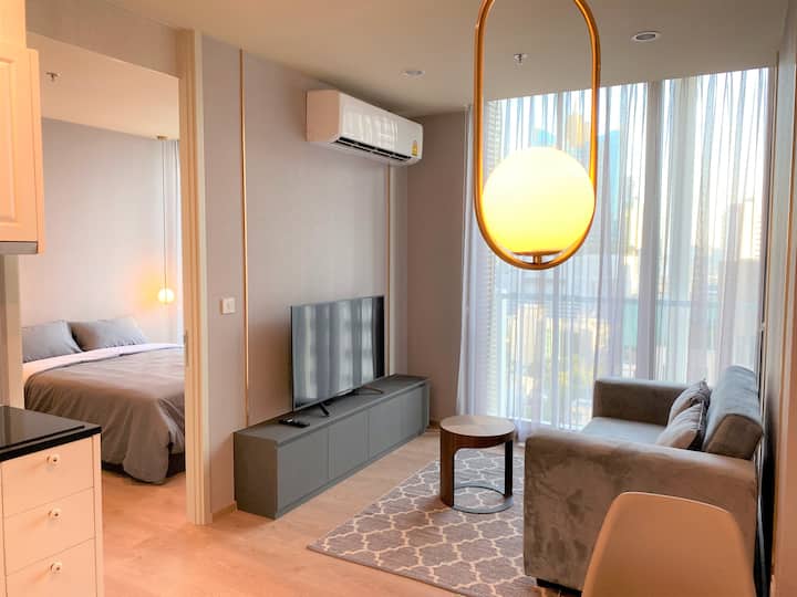 Free Wi-fi! 1br At Noble Recole By Nestcovery 中文服務 - Bangkok