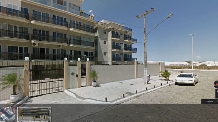 2 Quartos Frente A Praia Do Forte (Início Dunas) - Cabo Frio