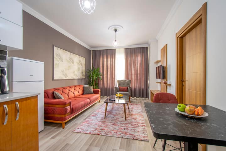Talas'ta Kafe Ve Restaurantlara Yakın 1+1 Lüks Ev - Kayseri