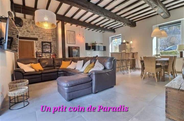 " Un Petit Coin De Paradis " Capacité 8 Personnes - Andenne