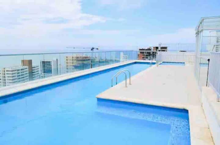 Luxury Apartment, Beach , Gym & Pool - Cartagena