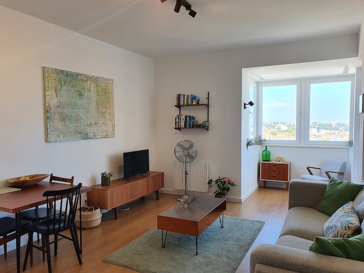 Stylish Flat With Amazing Views Of Sea & Mountain - Cascais