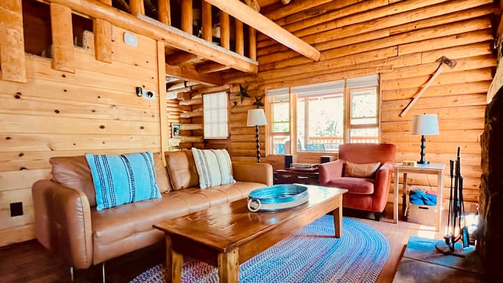 Experience A Unique Log Cabin at Timbered Pines - Cabins for Rent in ...