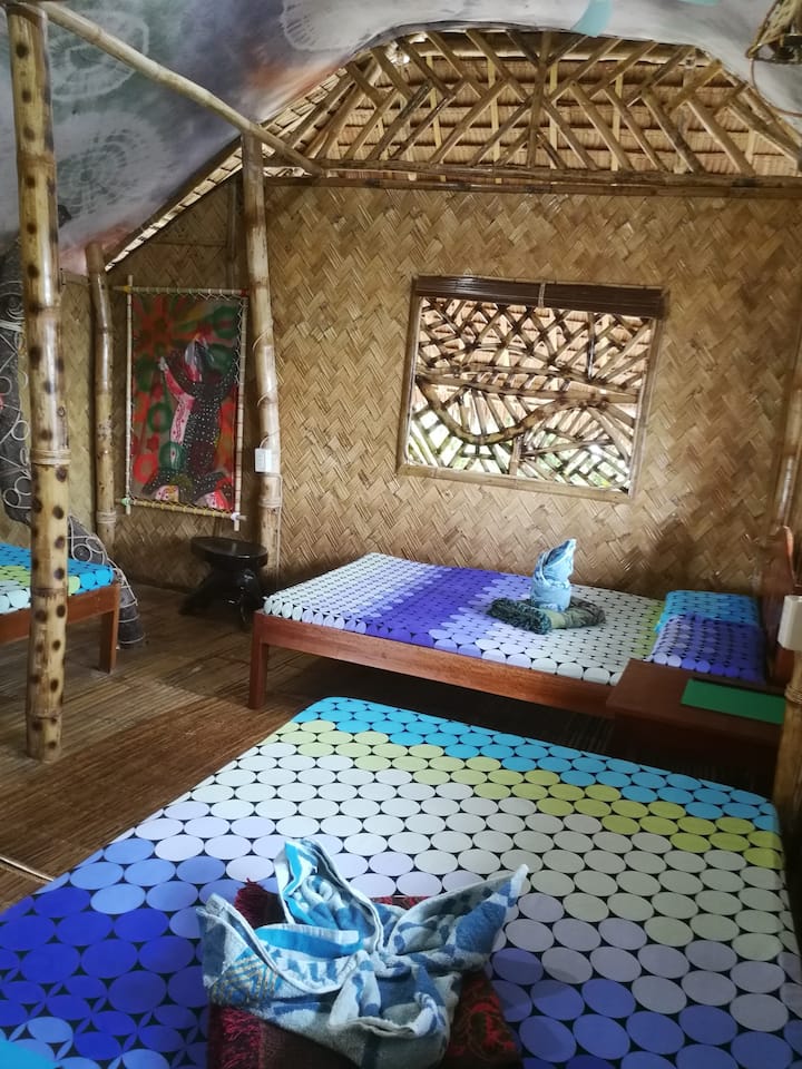 Beach Front Bamboo Hut - Puerto Princesa
