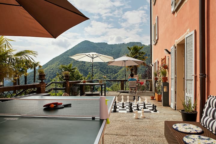 Wild Valley Palm Terrace In Valle Onsernone - Schweiz