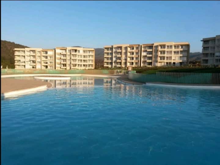 Comodo Departamento Para Vacaciones Familiares. - Papudo