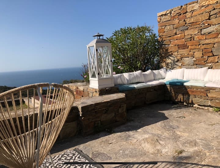 Maison De Charme Gaou Benat - Vue Exceptionnelle. - Bormes-les-Mimosas