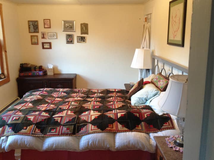 Queen Size Bed In A Cozy Fun Riverside Apartment - Great Barrington, MA