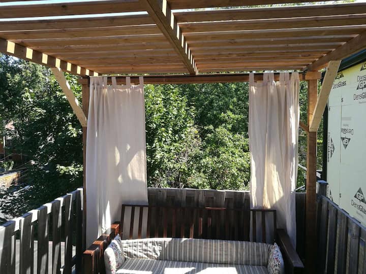 Dt/entire Top Floor For 3/ Private Balcony/annex - Toronto