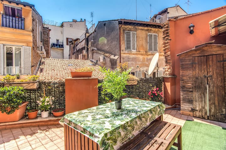 Terrazza Sui Tetti / Navona Campo Dè Fiori(pel2) - Rooma