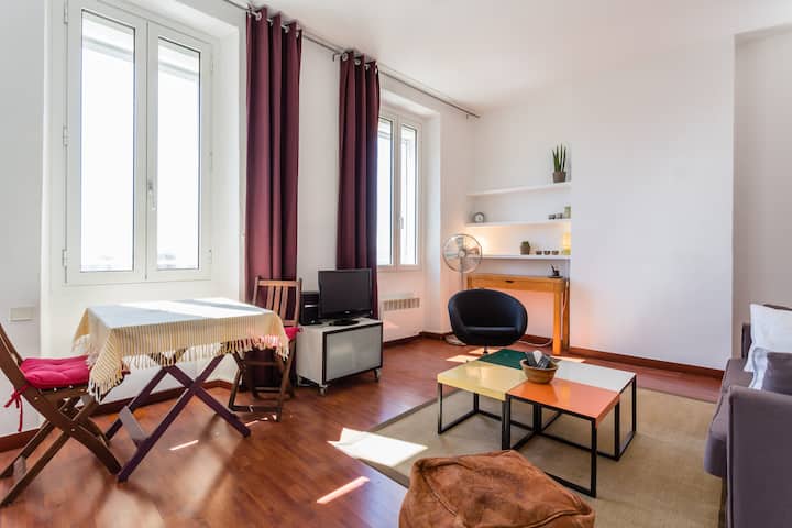 T2 Superbe Vue Mer Et Ville - Parc Borély - Marseille