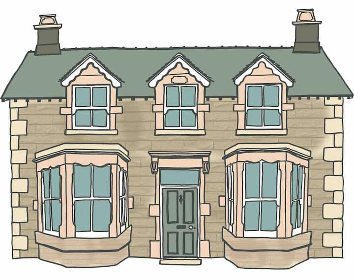 Dog Friendly Victorian Villa Four Ensuite Bedrooms - Bakewell