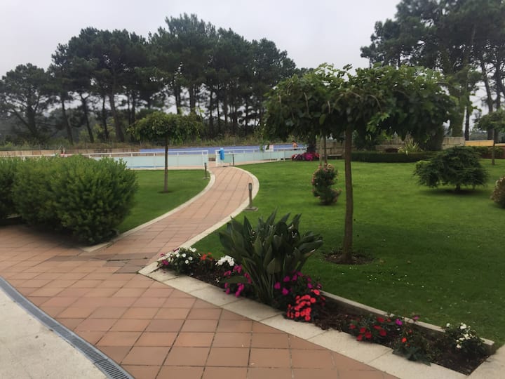 Apartamento De Playa En La Lanzada Con Piscina. - Cambados