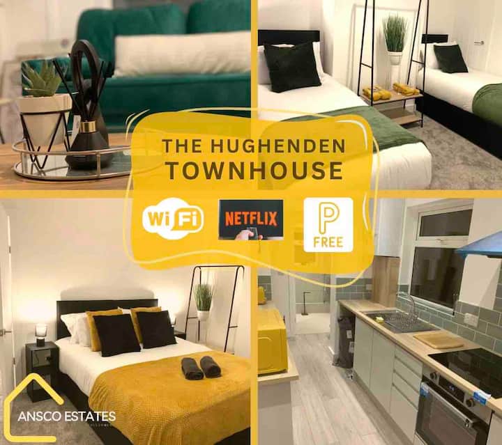 The Hughenden Townhouse | Free Parking | Wifi - Leicester