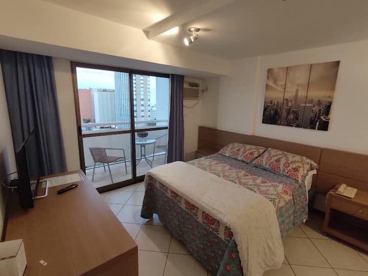 Flat No Hotel Sant Paul Plaza Com Limpeza+enxoval - Brasília