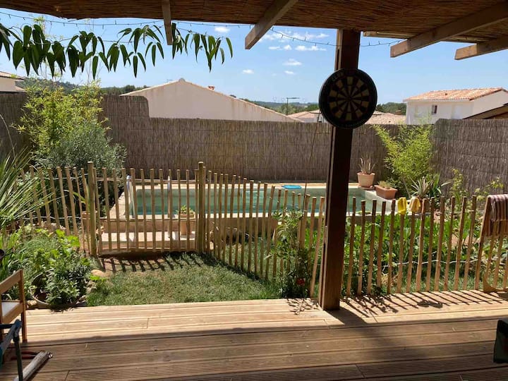 Hérault Agréable Maison De Ville Avec Piscine - Languedoc-Roussillon