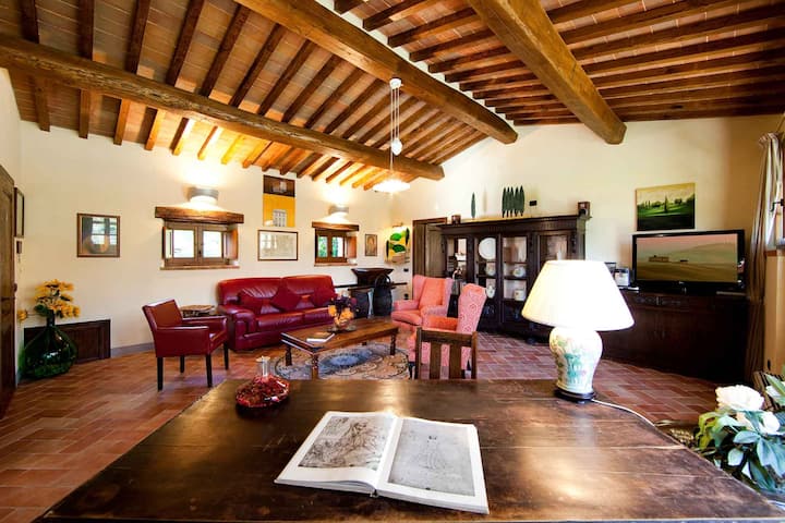 Large Country Villa In Cortona 7bed7bath With Pool - Tuscany