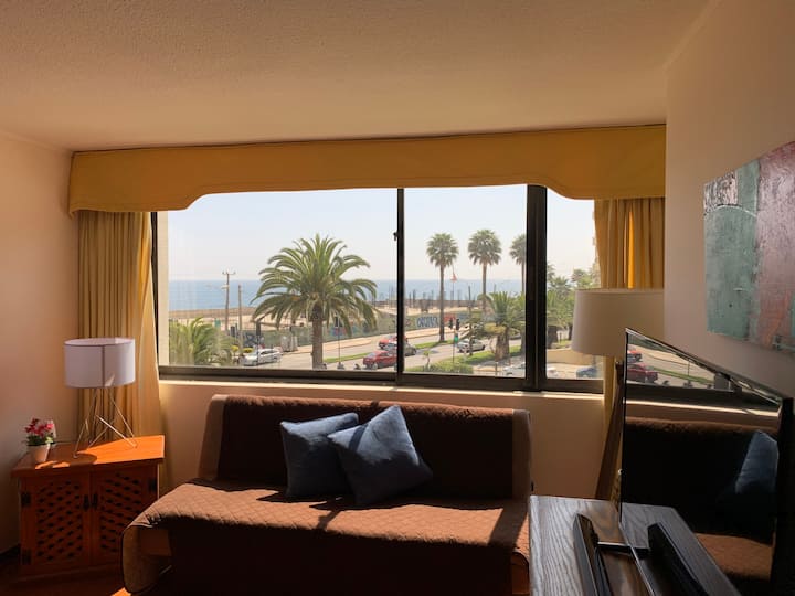 3.02depto Familiar Y Para Amigos Frente A Playa - Viña del Mar