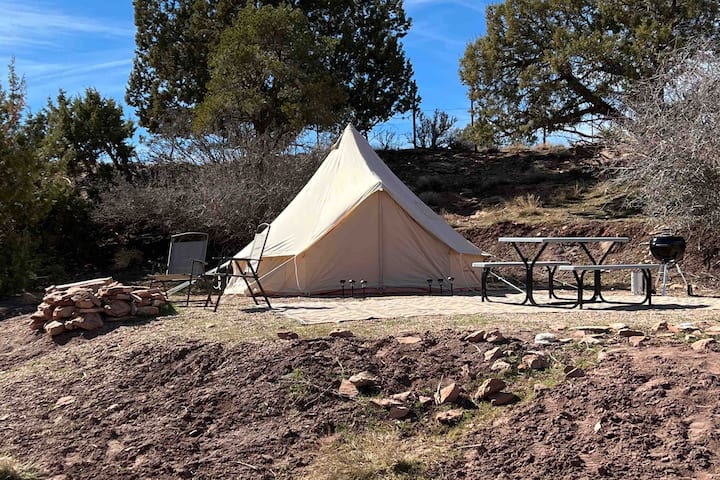 Zion Wright Family Ranch Glamping Yurt - Zion National Park