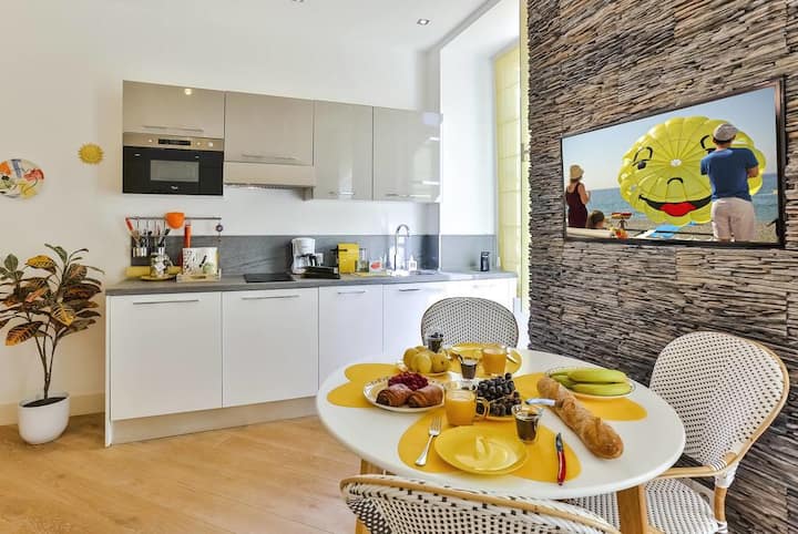 Cosy Studio Port De Nice Proche Tram & Plages - Nizza