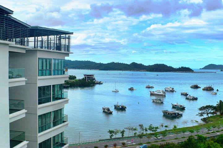 Imago Sea View 3 Room Spacious Apartment Yap1 D916 - Kota Kinabalu