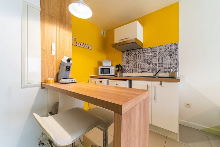 St Denis-studio 32m2-clim-balcon- Classé 2 éToiles - Saint-Denis, La Réunion