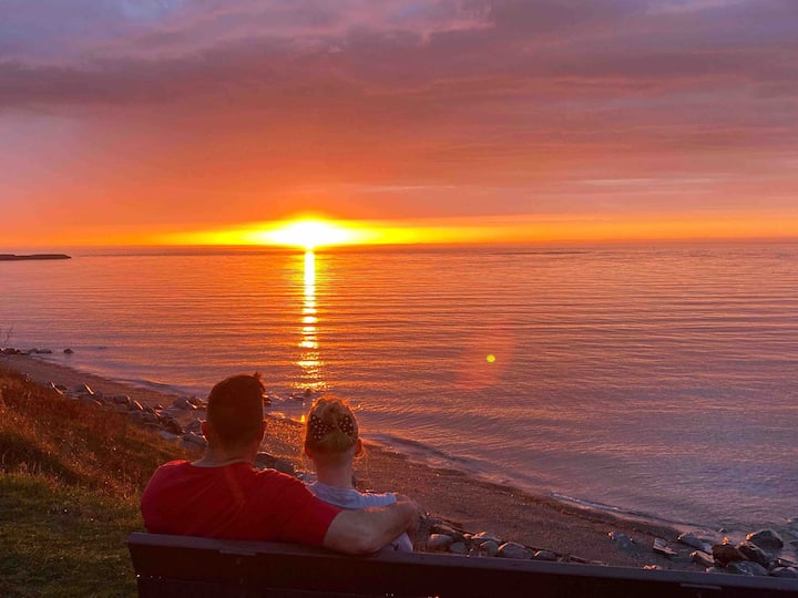 Maison Sur La Falaise Avec Accès à La Plage - Matane
